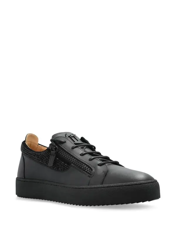 GIUSEPPE ZANOTTI Frankie Double-zip Low-top Sneakers