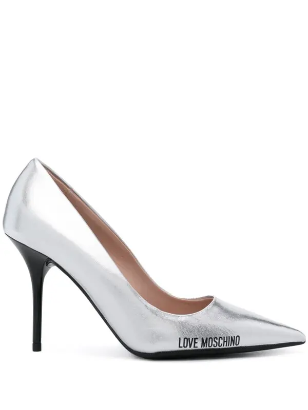 Moschino 90mm Logo Pumps