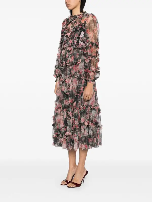 needle and thread midi dress Aurora Ballerina Dress  Red