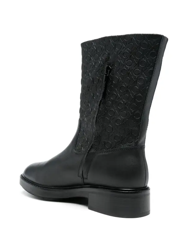 Calvin Klein Embossed Boots