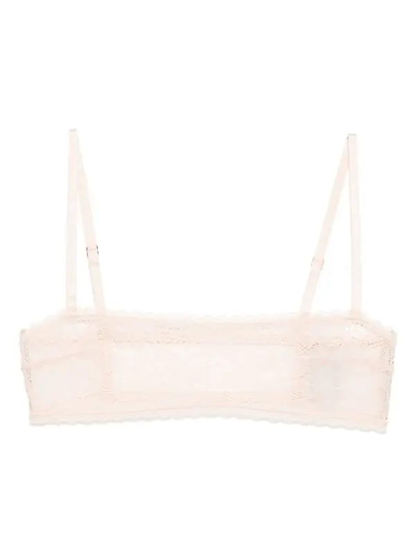 Kiki De Montparnasse Dahlia Lace Bandeau - Pink