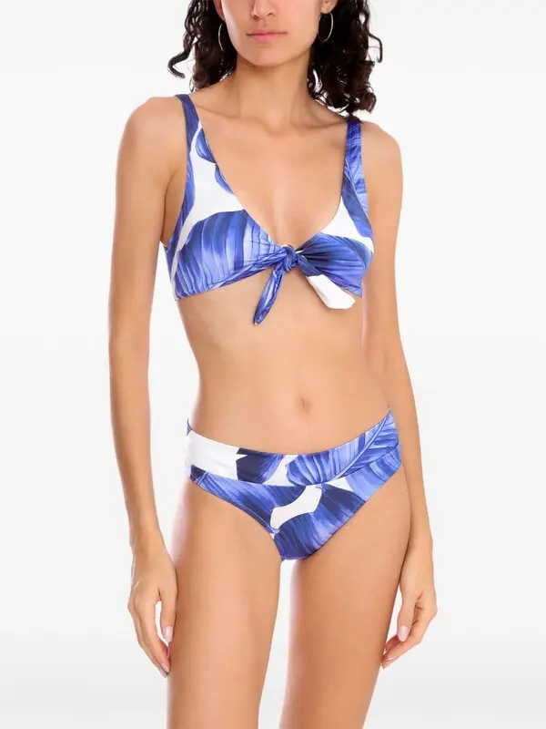 BRIGITTE Leaf-print Bikini