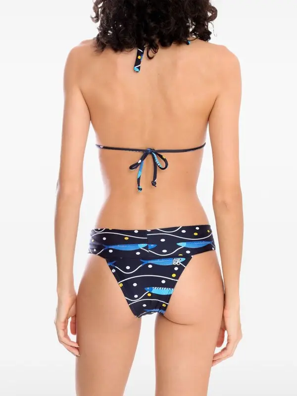 BRIGITTE Name' Sardines-print Bikini