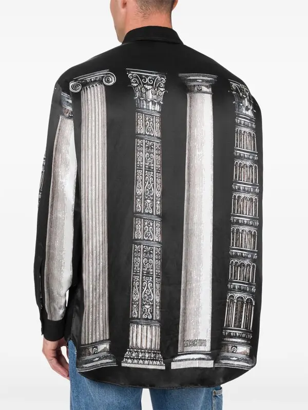 Moschino Graphic-print Shirt - Black
