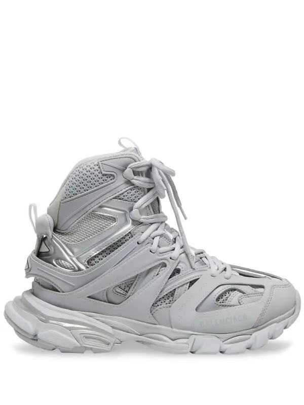Balenciaga Track Hike High-top Sneakers - Silver