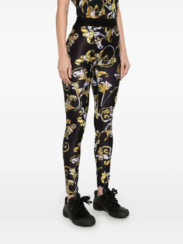 Versace Barocco-print Leggings