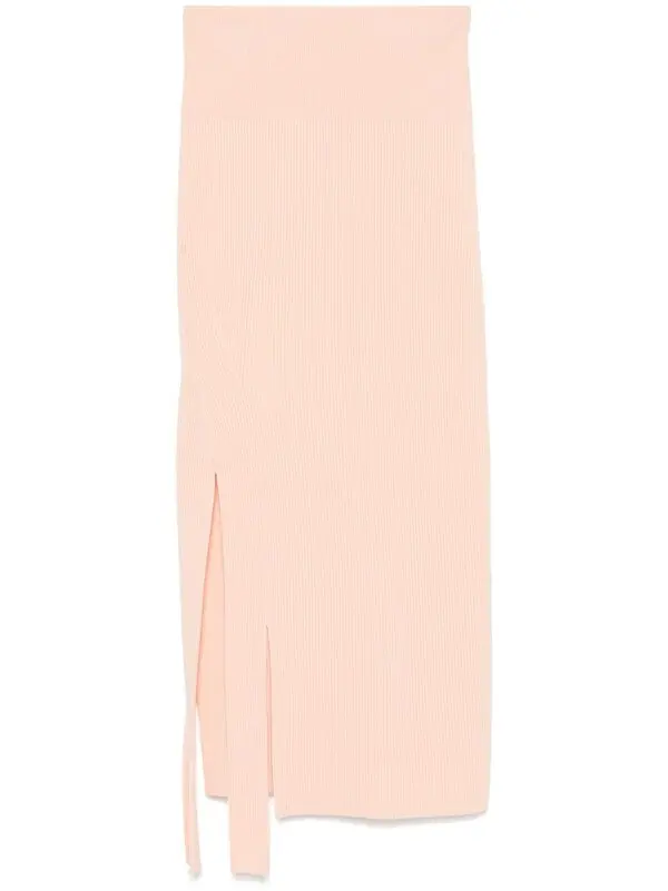Victoria Beckham Ribbed-knit Maxi Skirt