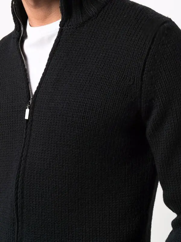 DELL'OGLIO Knitted Zip-up Jumper