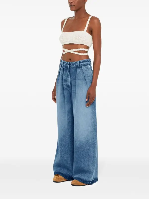 Alanui Sunny Crochet Jeans