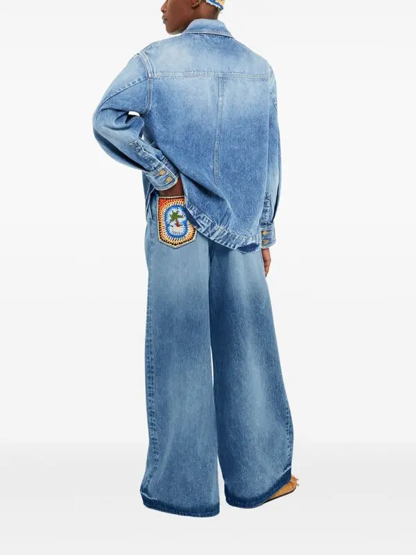 Alanui Sunny Crochet Jeans