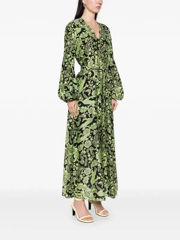 Diane Von Furstenberg Sal Maxi Dress - Green