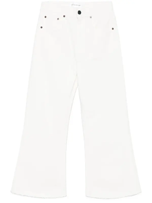 Victoria Beckham Logo Patch Jeans