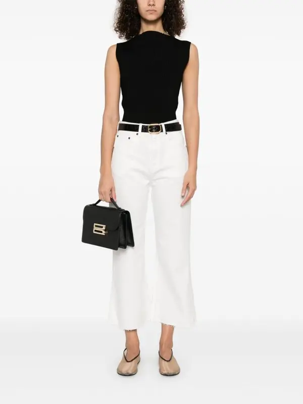 Victoria Beckham Logo Patch Jeans