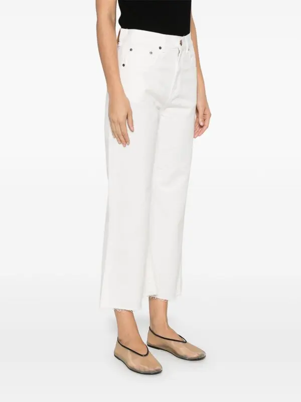 Victoria Beckham Logo Patch Jeans