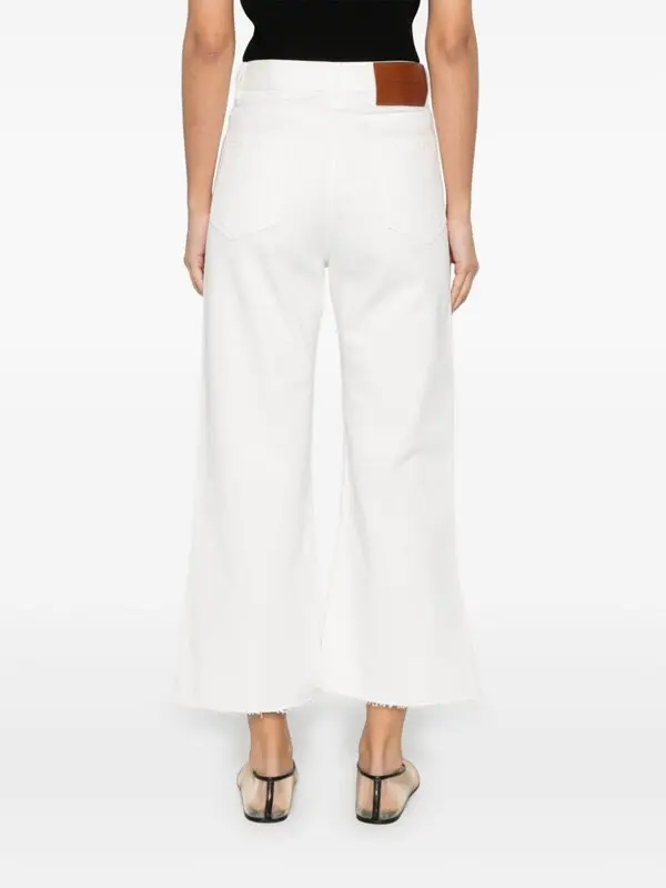 Victoria Beckham Logo Patch Jeans