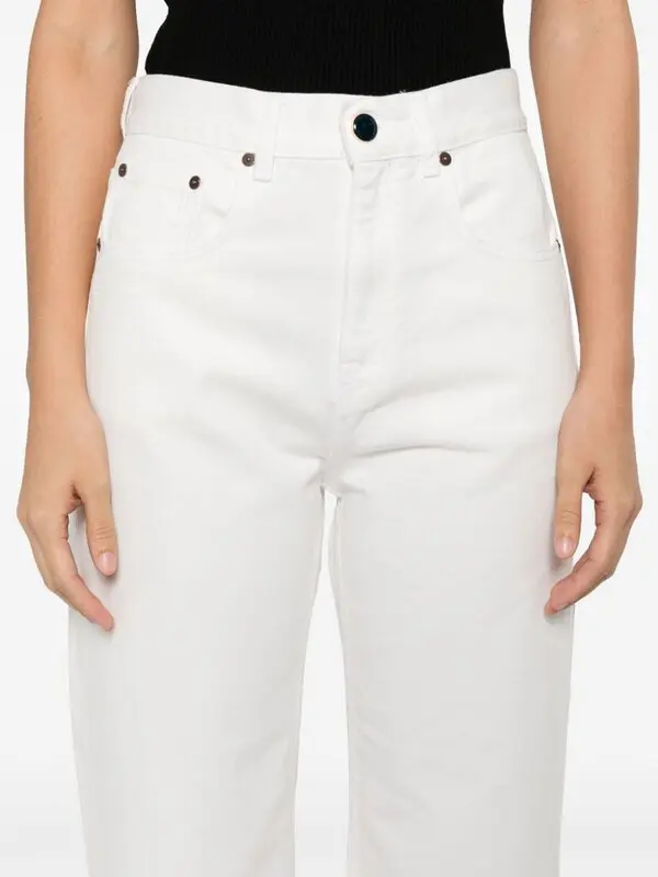 Victoria Beckham Logo Patch Jeans