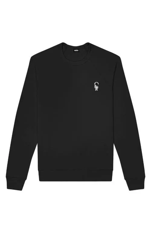 DALIX Fleece Astronaut Sweatshirt - Black