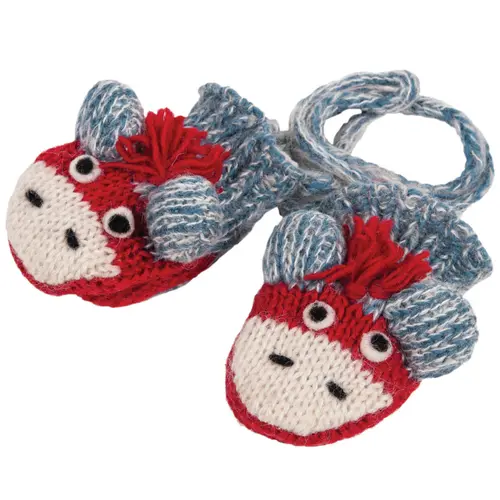 NIRVANNA DESIGNS Animal Puppet Mittens - Blue
