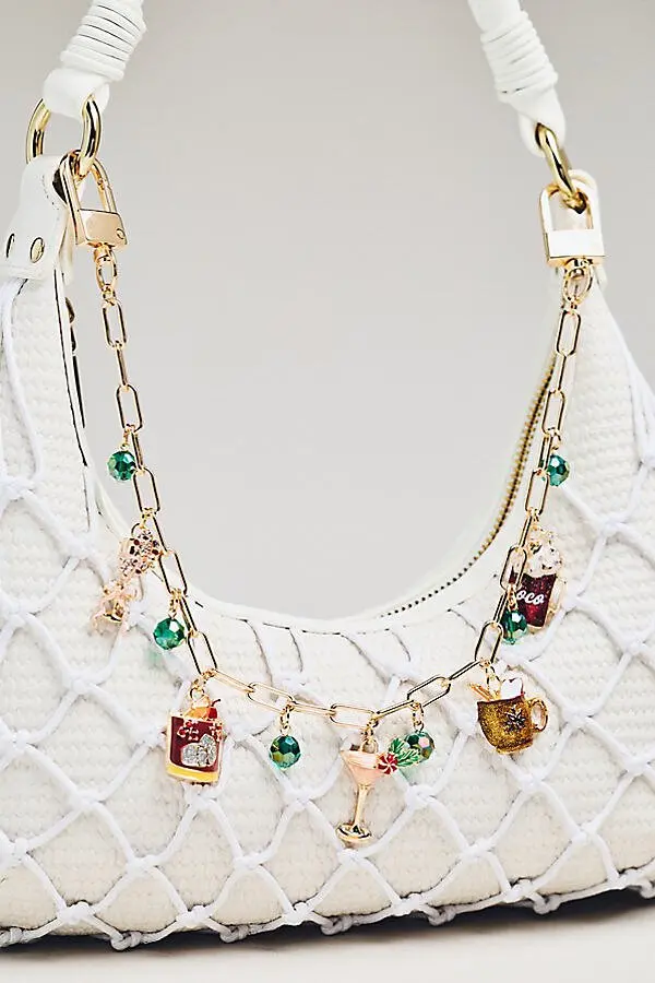 Anthropologie Party Bag Charm - Holiday Drinks