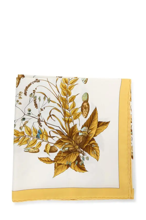 Hermès Multicolor 'pythagore' Silk Scarf 90