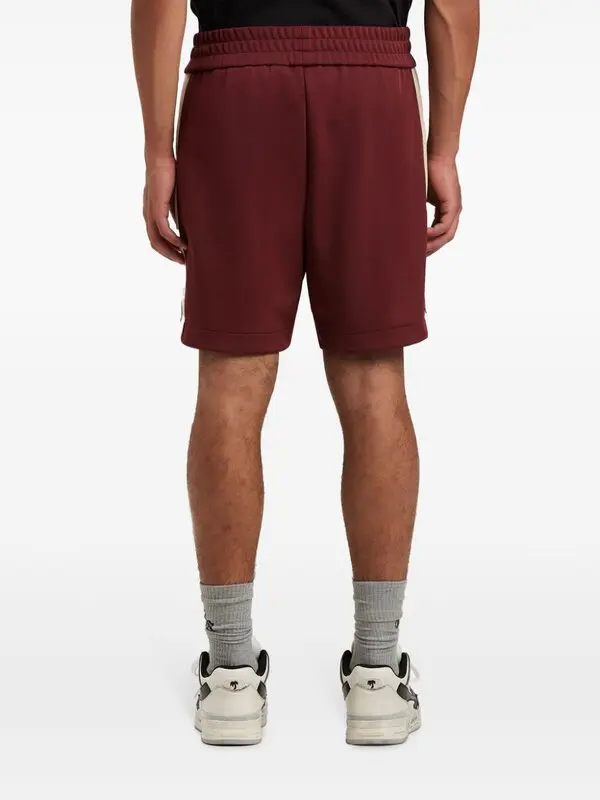 Palm Angels Logo Track Shorts - Red