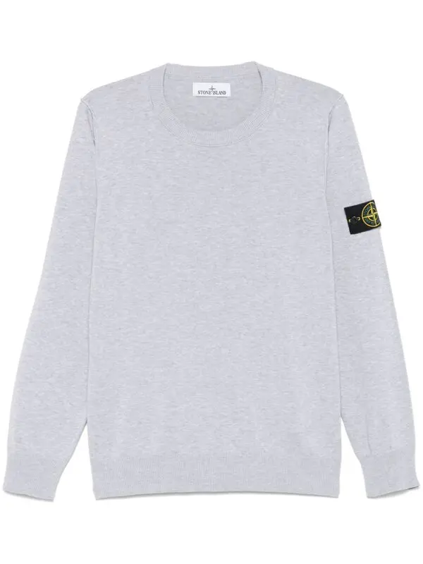 Stone Island Compass-badge Sweater - Grey