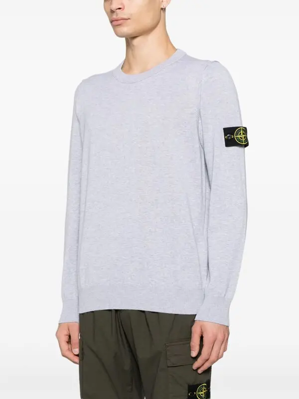 Stone Island Compass-badge Sweater - Grey