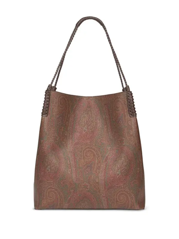 Etro Large Libra Tote Bag - Brown