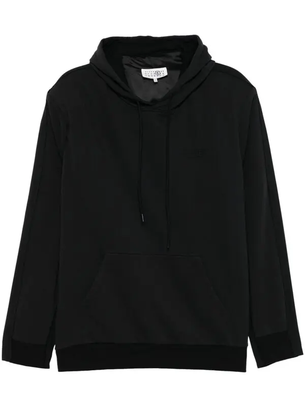 MAISON MARGIELA Numbers-motif Hoodie - Black