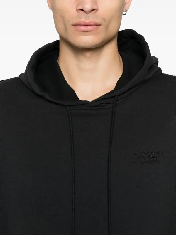 MAISON MARGIELA Numbers-motif Hoodie - Black