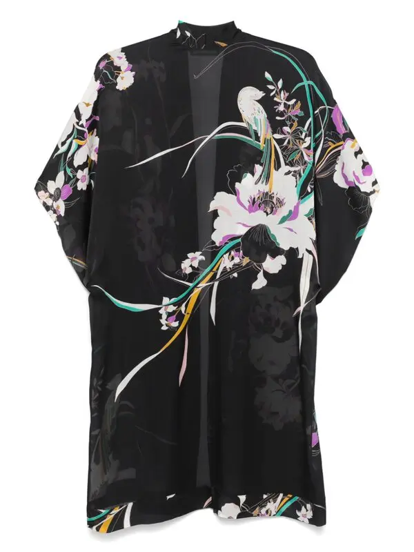 Carine Gilson Floral-print Silk Robe