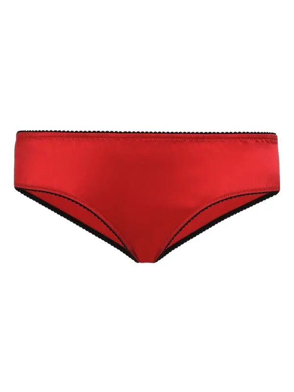 Dolce & Gabbana Satin Briefs - Red