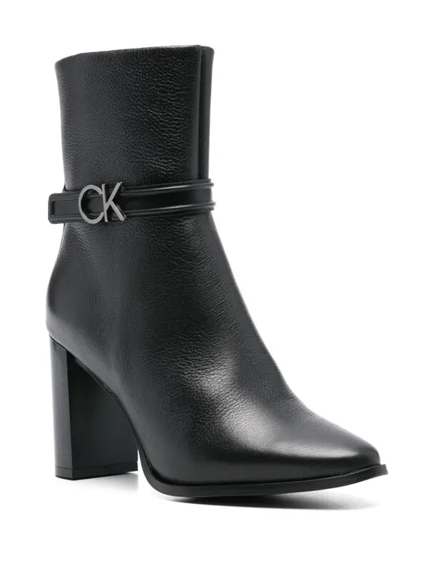 Calvin Klein 80mm Leather Boots