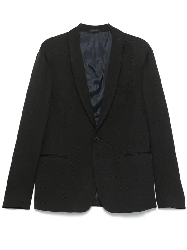 Giorgio Armani Single-breasted Blazer - Black
