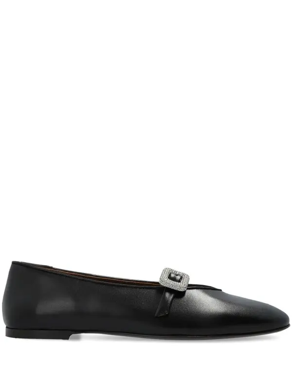 GIUSEPPE ZANOTTI Georgia Buckle Ballet Flats