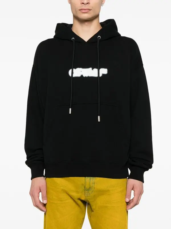 Off-White Spray Arrow Hoodie - Black