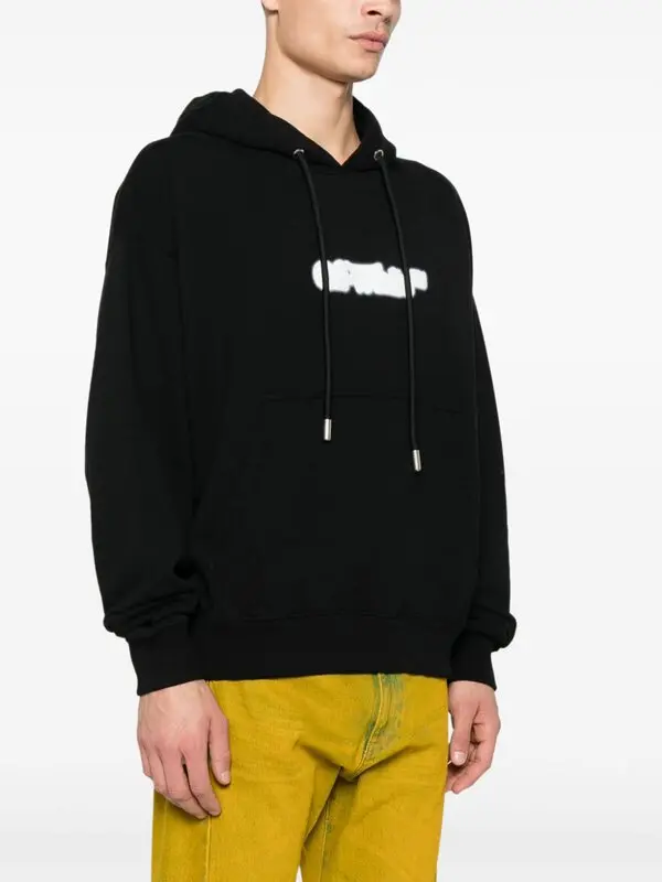 Off-White Spray Arrow Hoodie - Black