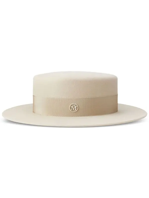 MAISON MICHEL Kiki Hat - Neutrals