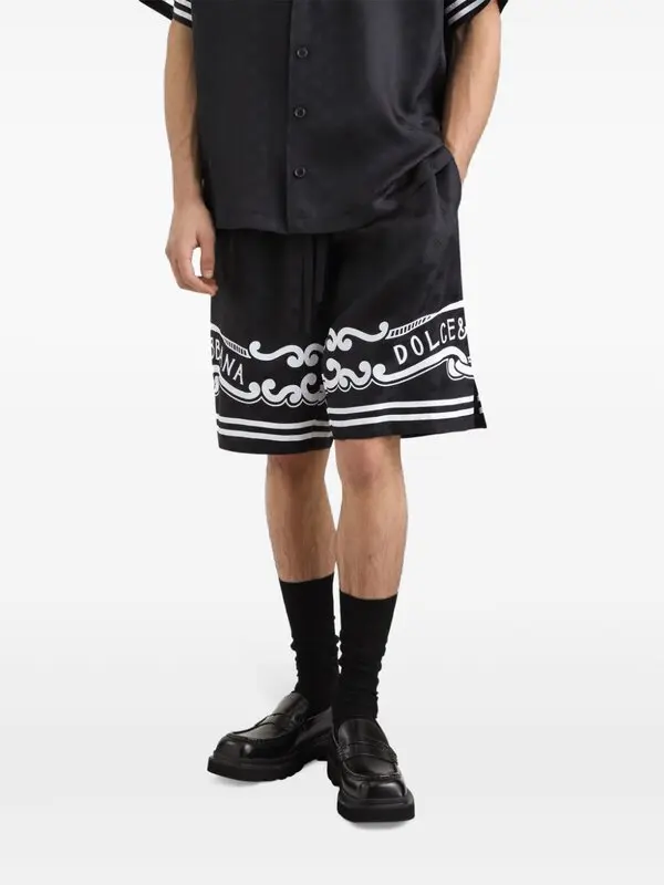 Dolce & Gabbana Logo-print Bermuda Shorts