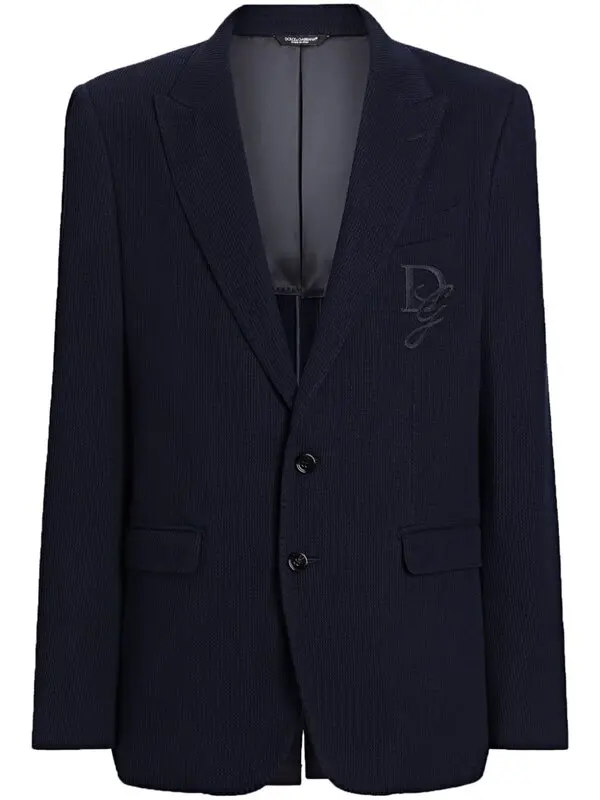 Dolce & Gabbana Logo-appliqué Blazer