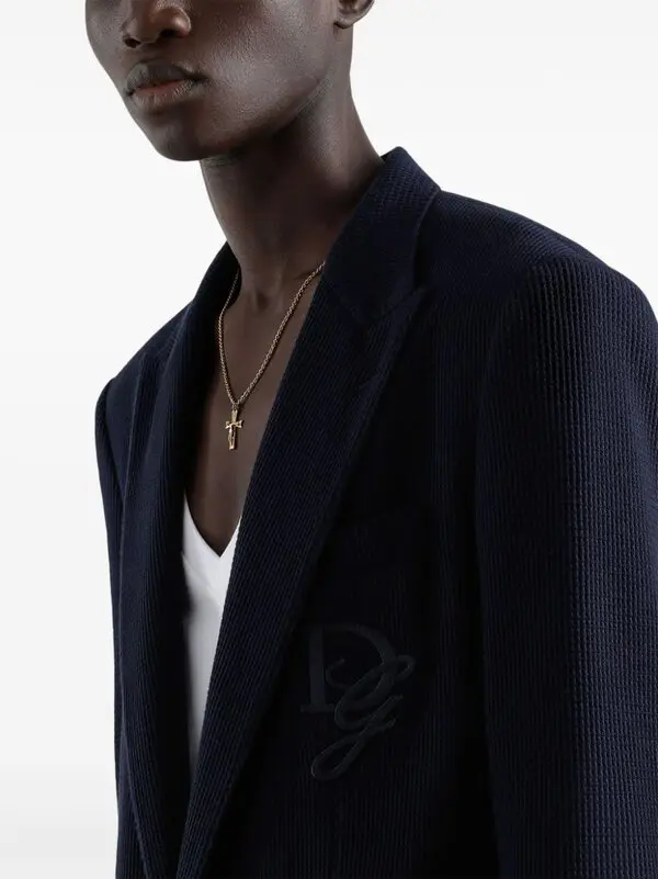 Dolce & Gabbana Logo-appliqué Blazer