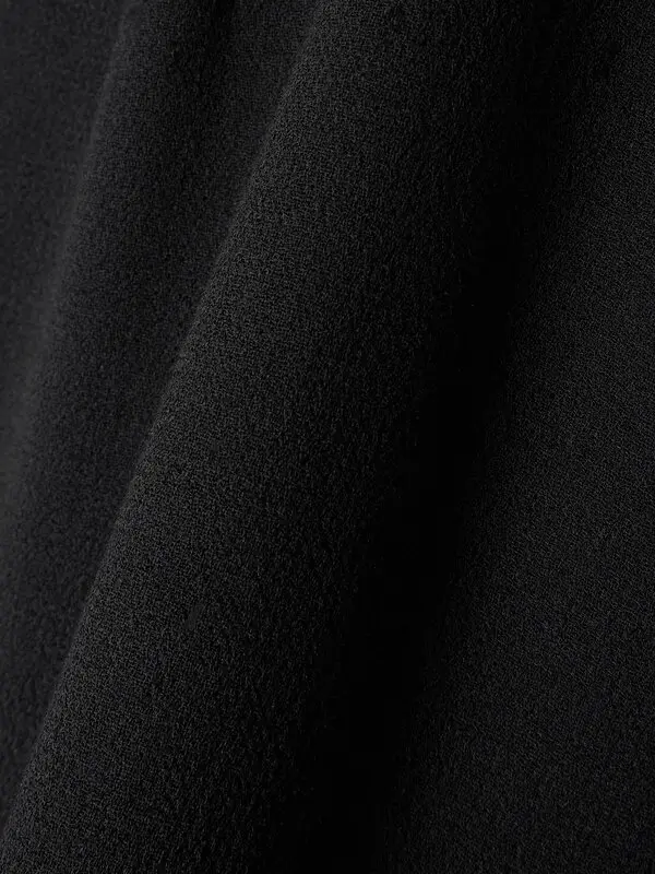 Dolce & Gabbana Strapless Wool-crepe Midi Dress