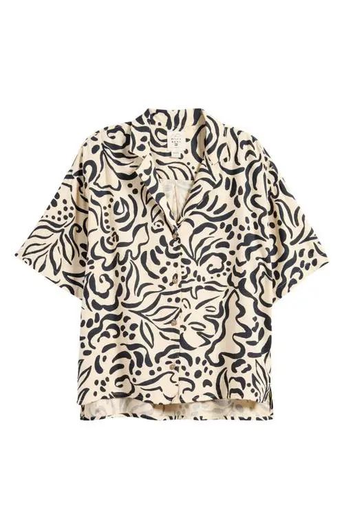 BILLABONG Beach Side Printed Button-up Shirt