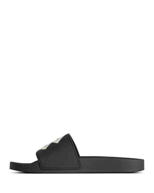 Balenciaga Rubber Slide Sandals - Noir Multi