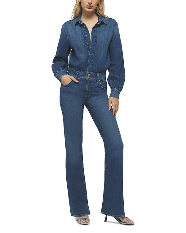 Hudson Jeans X Rivet Denim Jumpsuit - Azul