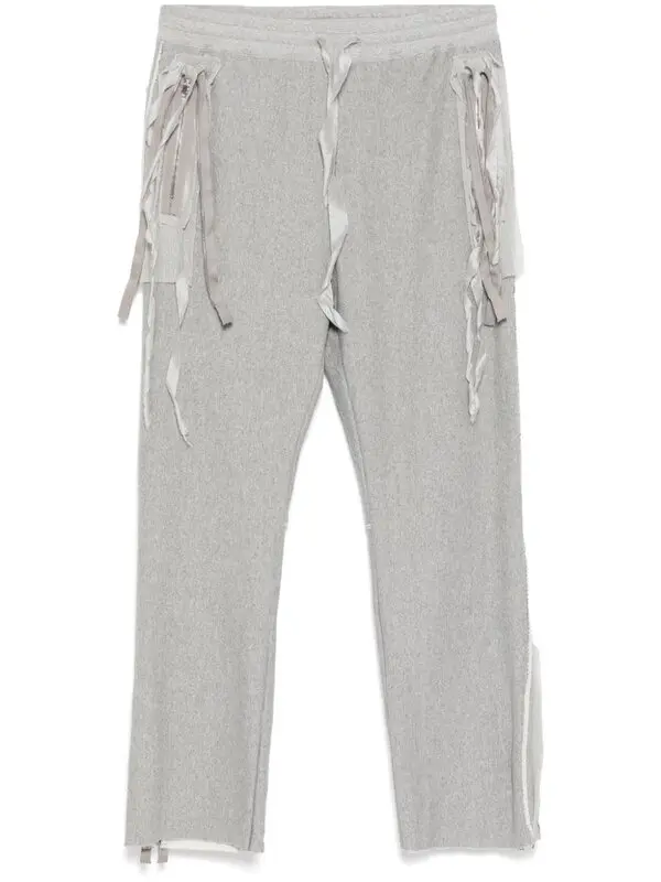 MIDORIKAWA Fringe-detailing Trousers