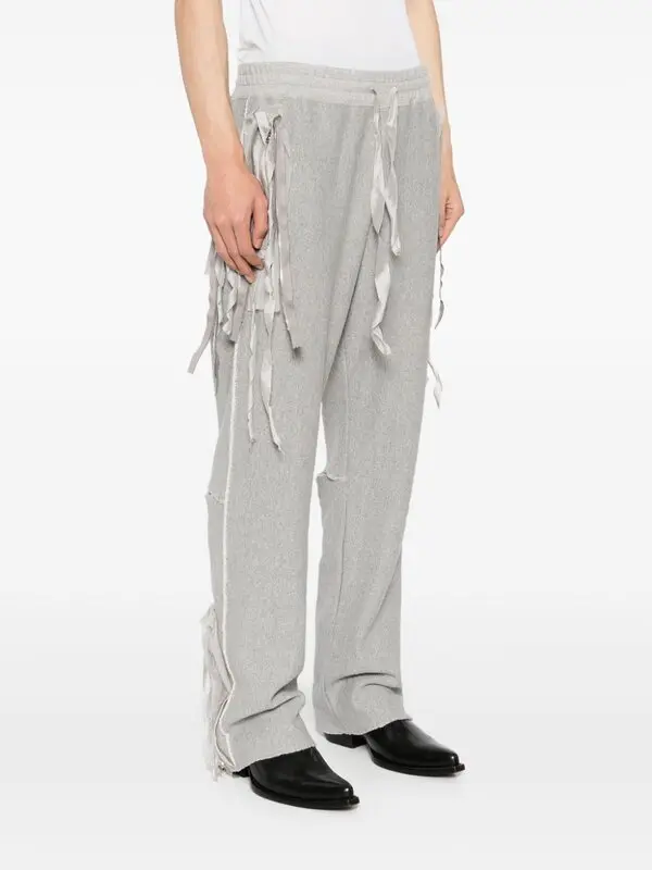 MIDORIKAWA Fringe-detailing Trousers