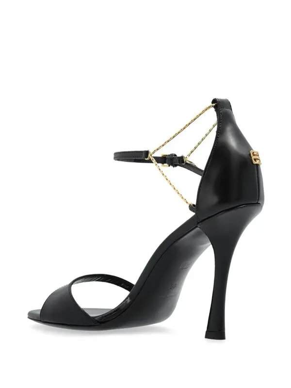 Givenchy 90mm 4g Liquid Sandals - Black