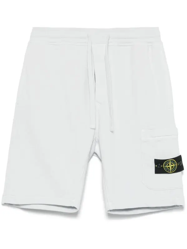 Stone Island Compass-badge Shorts - Blue