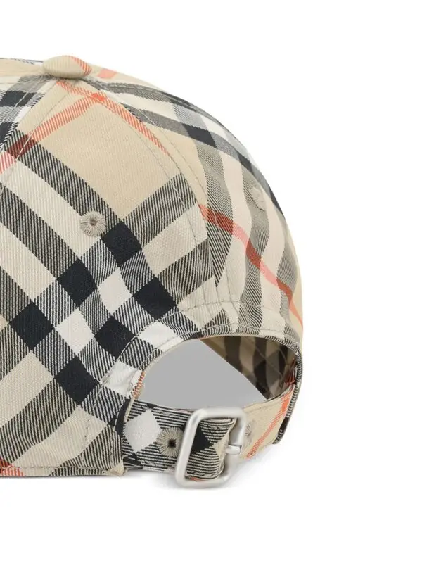 Burberry Checked Baseball Cap